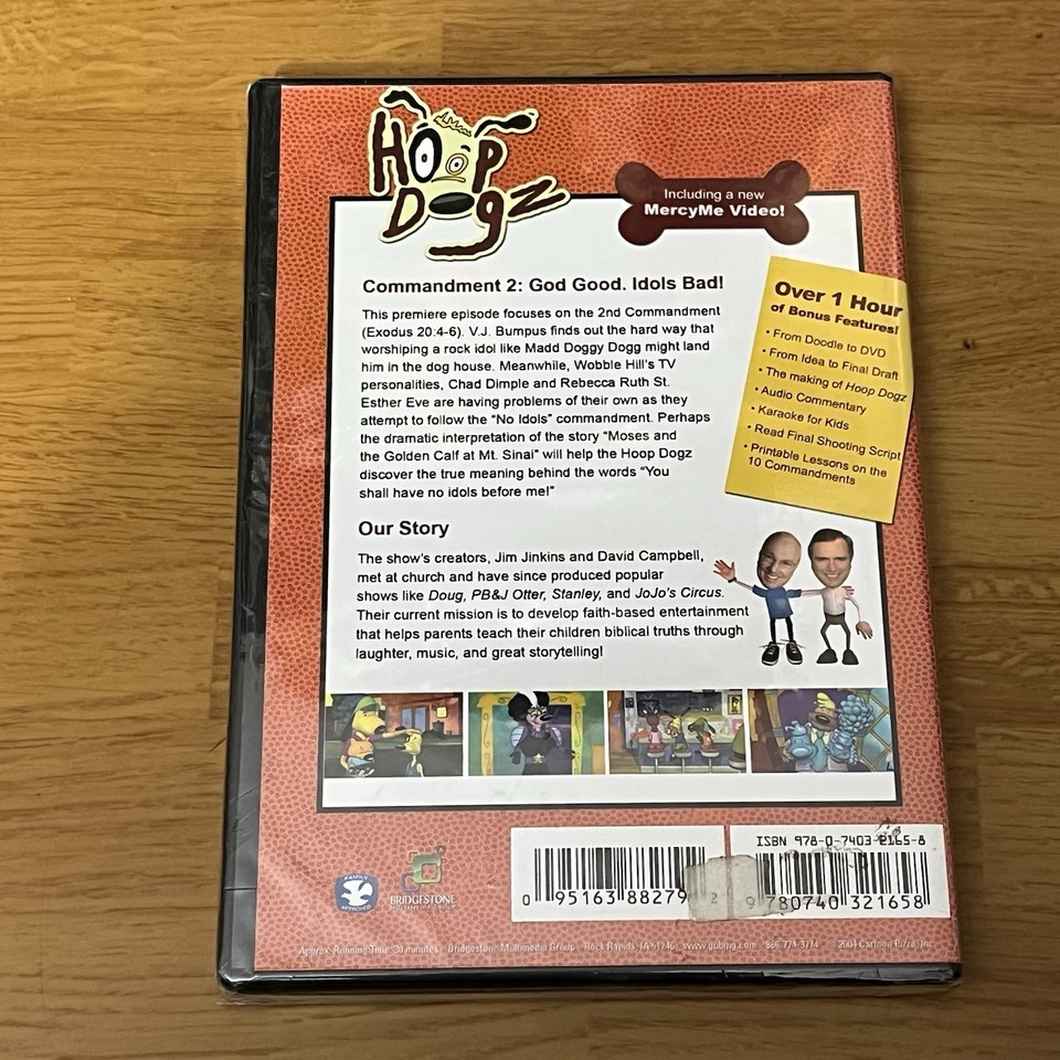 HOOP DOGZ - God Good, Idols Bad! Commandment #2 - Kid's Christian DVD ...