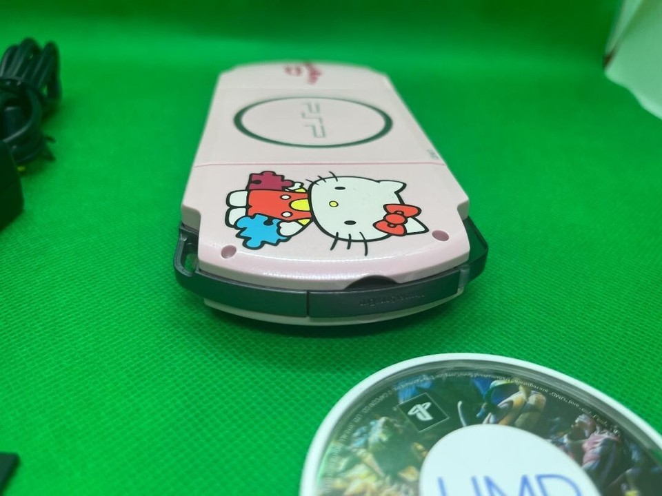 PSP 3000 Sony Blossom Pink Hello Kitty Shell Custom PlayStation Japan ...