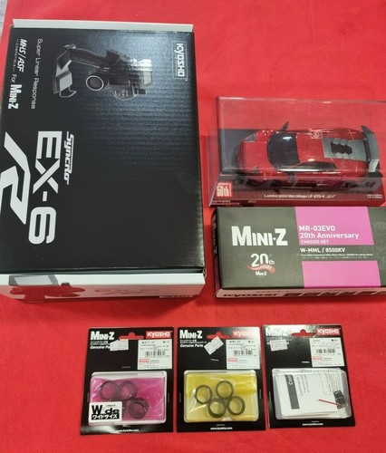 Kyosho Mini-Z 2X4 20th birthday 8500KV #32795 + EX6R, Rx, Lamborghini ...