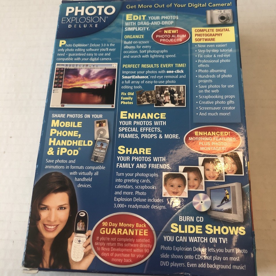 Photo Explosion Deluxe Version 3 Digital Photo Studio CDs + instruction ...