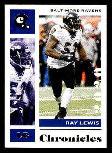 2020 Panini Chronicles #8 Ray Lewis Card Baltimore Ravens | eBay