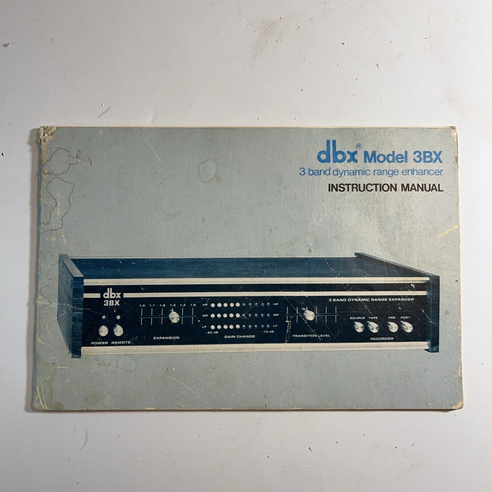 Original dbx Model 3BX Manual Audiophile Instructions | eBay