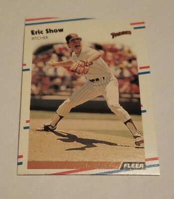 fleer 1988 baseball card Eric Show | eBay