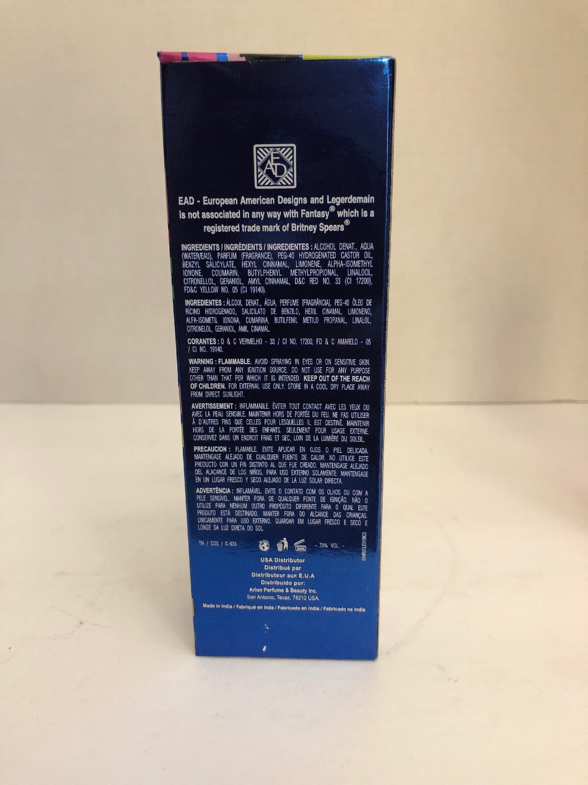 EAD LEGERDEMAIN Perfume Spray for Women 2.5 oz 75ml Eau De Toilette New ...