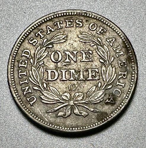 1839-O SEATED LIBERTY DIME AU DETAILS KEY TYPE COIN #6866 | eBay
