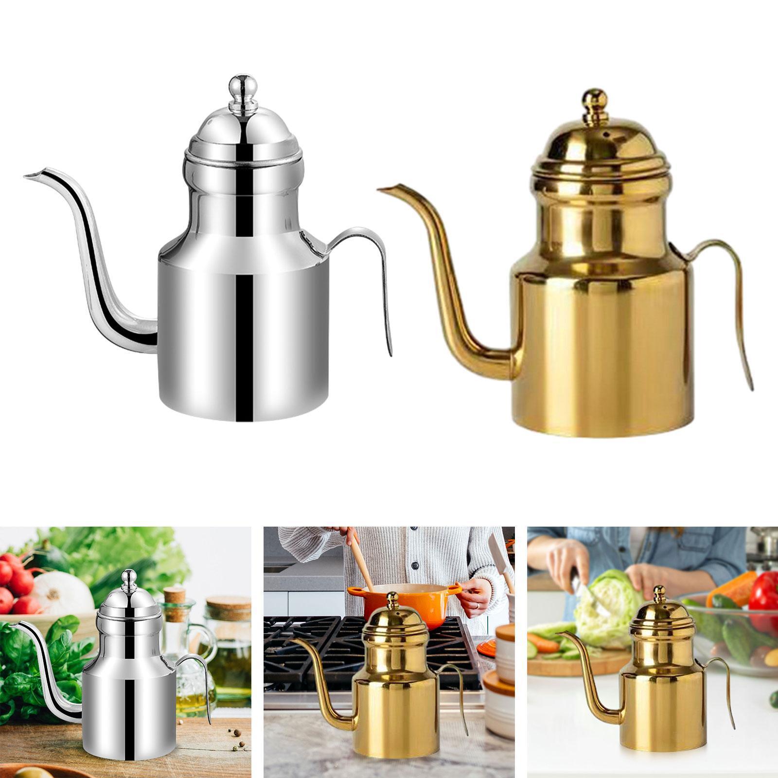 Olive Oil Dispenser Bottle Easily Clean and Refill Kitchen Liquid ...