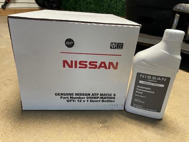 12 Pack OEM Nissan Matic-S Automatic Transmission Fluid - 999MP-MAT00S ...