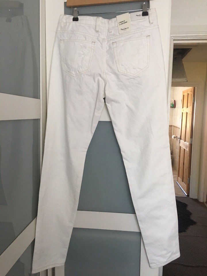 Pepe White Ladies Jeans | eBay