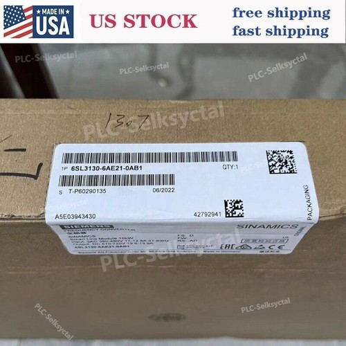 Siemens 6SL3130-6AE21-0AB1 SINAMICS S120 Smart Line Module 6SL3 130 ...