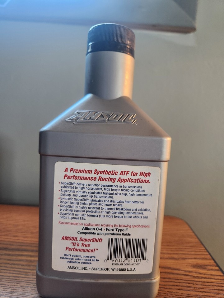 Amsoil Super Shift Non-slip Racing Transmission Fluid | eBay