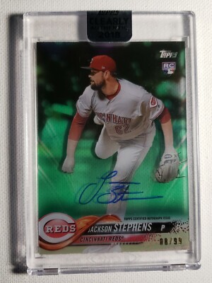 2018 Topps Clearly Authentic Jackson Stephens 08/99 Autograph Reds Auto ...