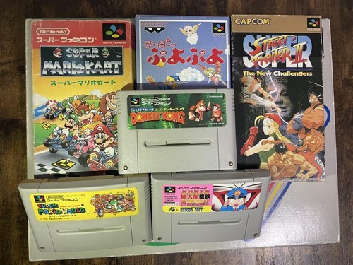 Super Famicom Cassette Set, You Can Play Immediately | eBay