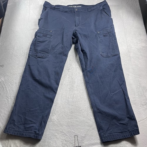 Duluth Pants Mens 44x32* Navy Canvas Flex Fire Hose Ultimate Relaxed ...
