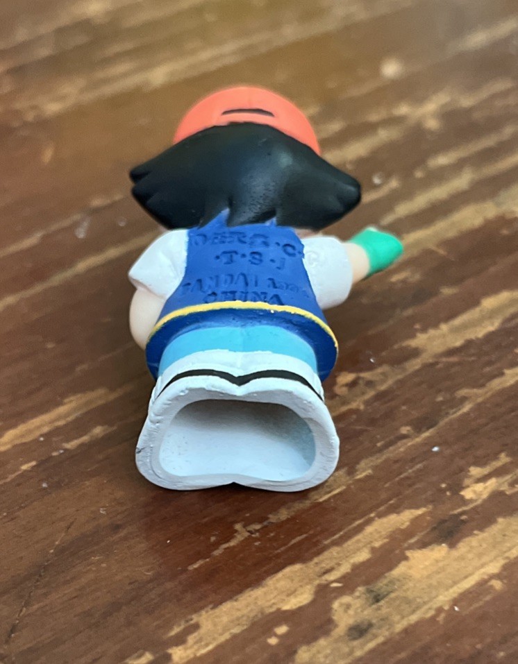 Ash Ketchum Pokemon Finger Puppet Mini Figure Nintendo Vintage Bandai ...