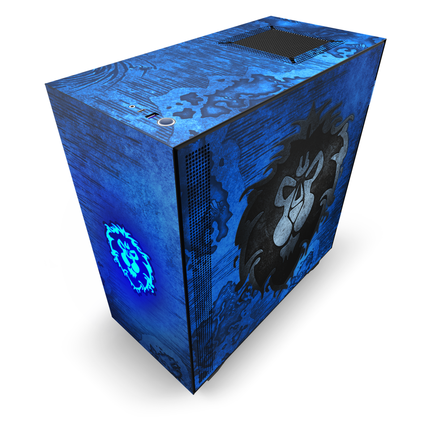 NZXT H510 ATX Mid Tower World of Warcraft Alliance Limited Edition Case ...