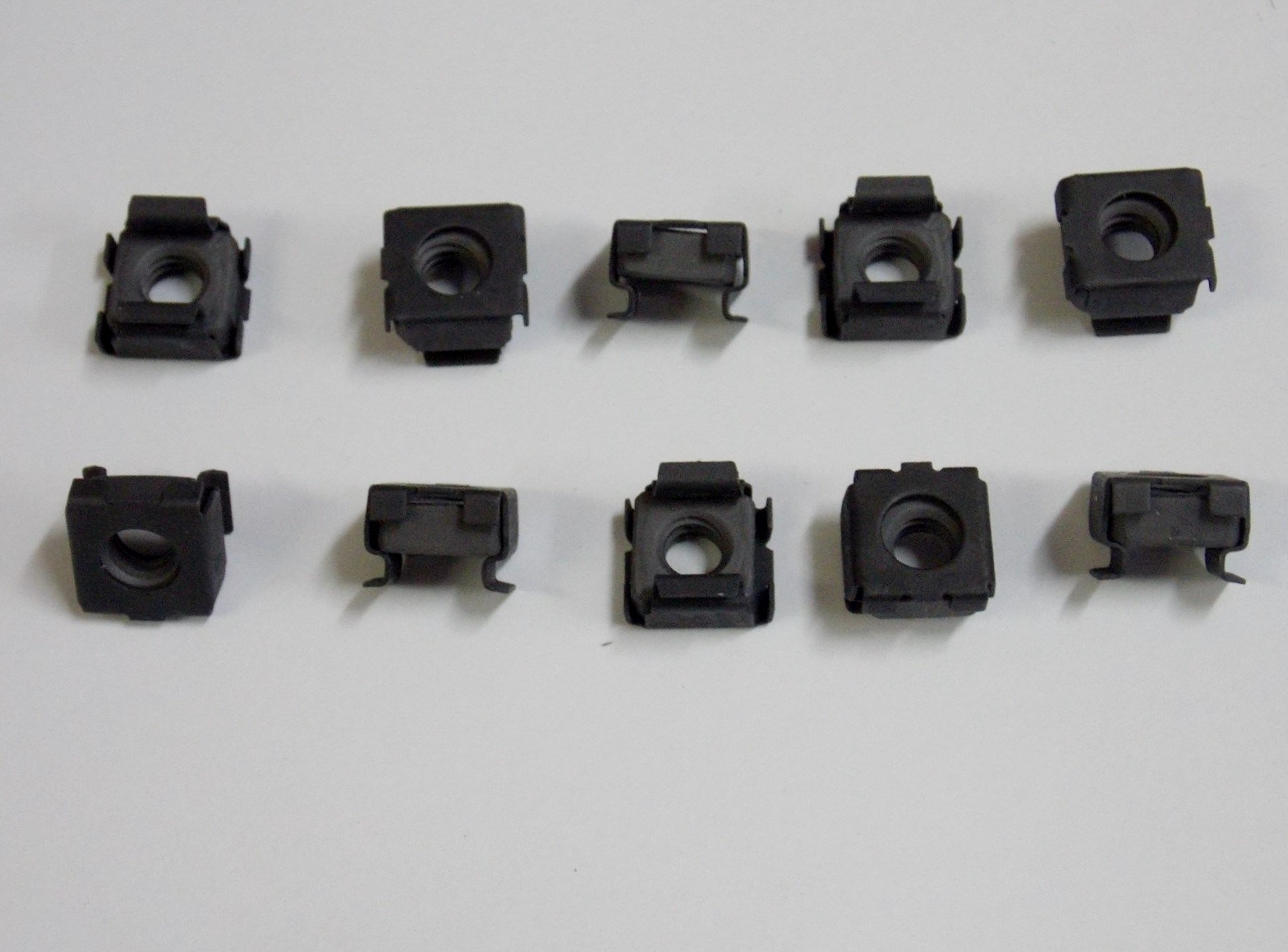 10 pcs 1/4-20 Cage Nuts Clip in Style Caged Nut Ford | eBay