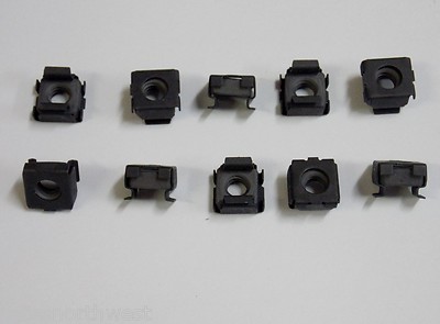 10 pcs 1/4-20 Cage Nuts Clip in Style Caged Nut Ford | eBay
