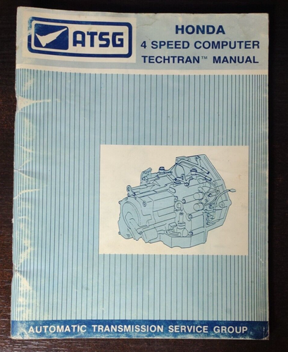ATSG Honda 4 Speed Computer Techtran Manual Used | eBay