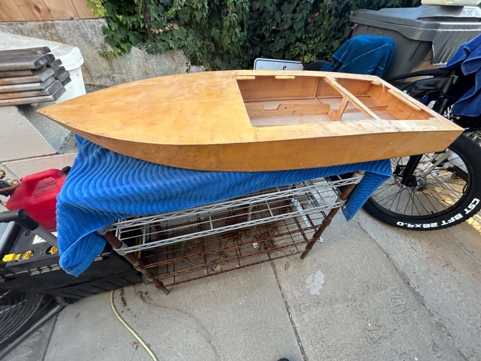 Zippkitz RC CRACKERBOX WOOD Just finished hull 26cc | eBay