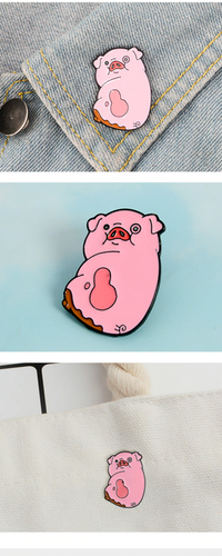 Gravity Falls WADDLES Mabel's Pet Pig Metal/Enamel 1" Pin | eBay