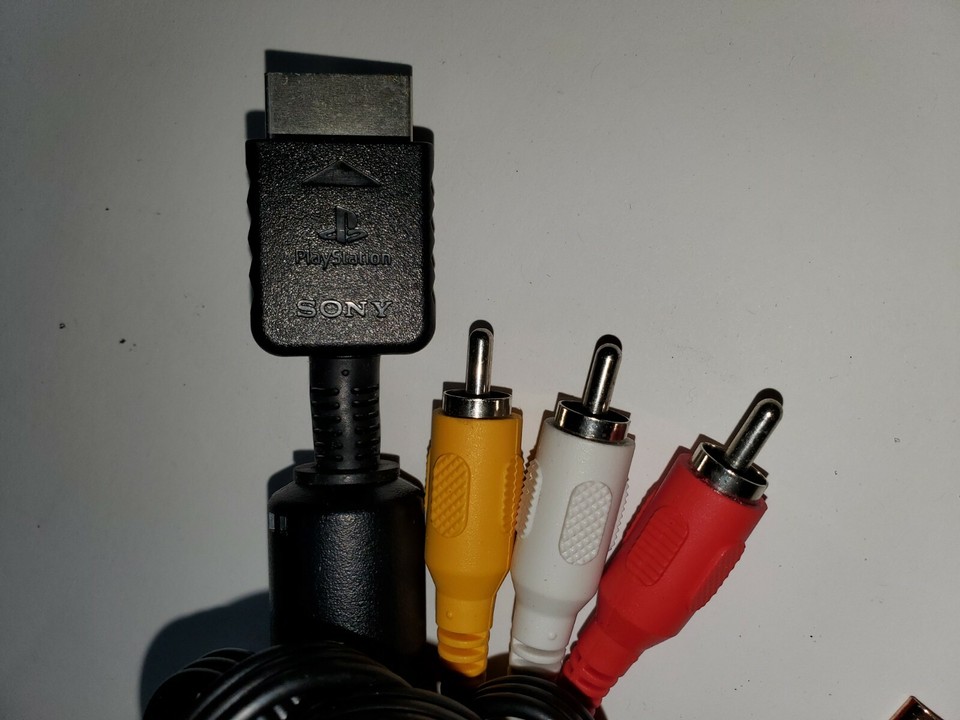 GENUINE OEM ORIGINAL OFFICIAL OEM AV AUDIO VIDEO FOR PLAYSTATION 1 ONE ...