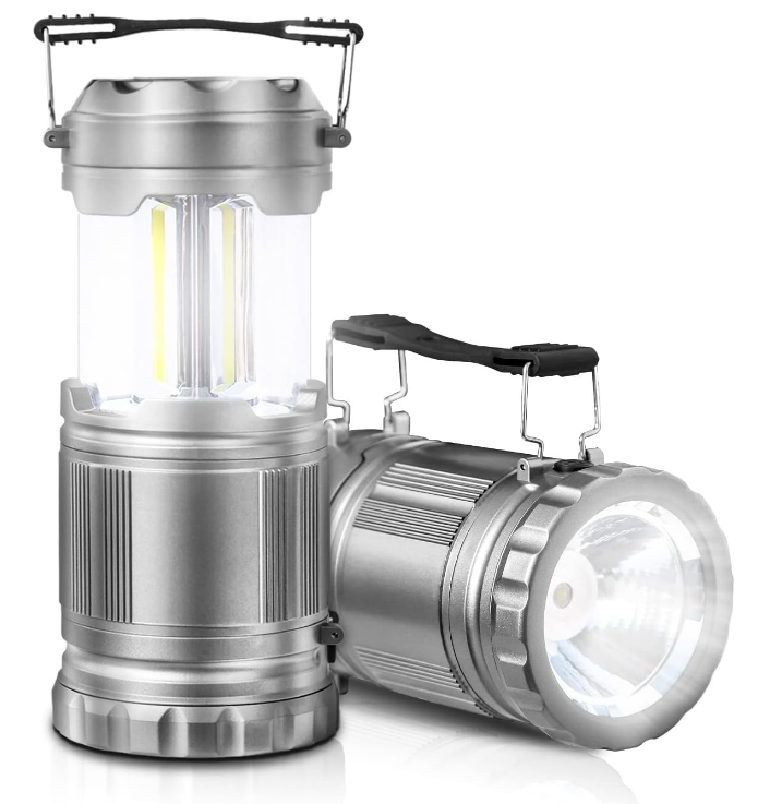 2-Pack LED Camping Lantern,9000LM Ultra Bright Collapsible Portable ...
