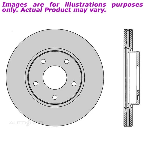 New PROTEX Disc Rotor For NISSAN PULSAR B17 BCAB17 1.6L 4D Sedan FWD ...