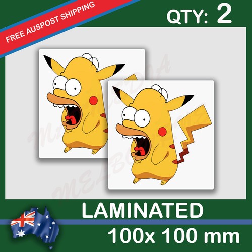 HOMERCHU (x2) CARS 4x4,JDM, Adhesive Decal Sign Sticker LAMINATED, die ...