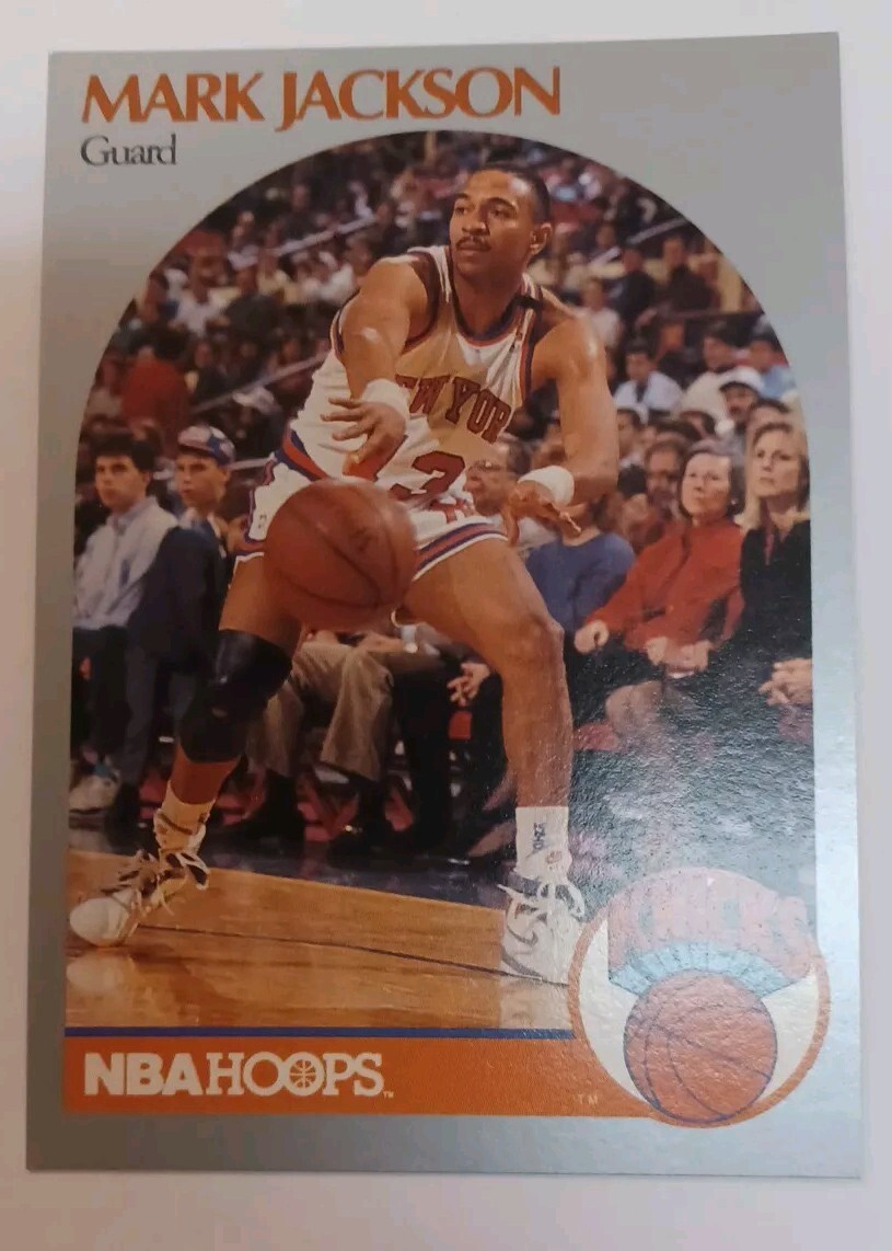 Mark Jackson #205 1990-91 Hoops New York Knicks MENENDEZ BROTHERS FREE ...