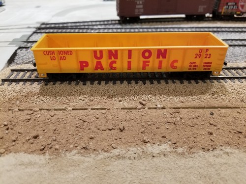 Tyco Ho Scale Union Pacific Yellow Gondola #2923 | eBay