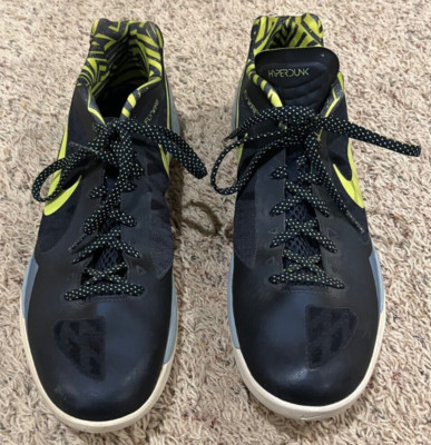 Nike Zoom Hyperdunk 2011 Low Blue/Black/Neon Green Mens Size 15 RARE | eBay