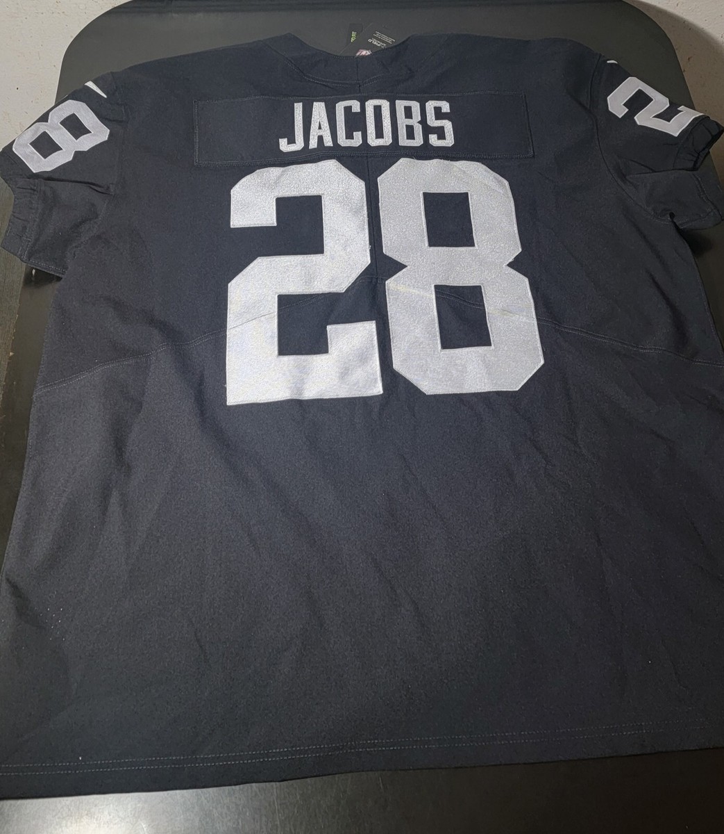 Las Vegas Raiders Josh Jacobs Authentic Nike Elite Jersey Size 52 - Fan ...