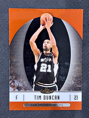 2006-07 Topps Finest Basketball Tim Duncan San Antonio Spurs #9 | eBay