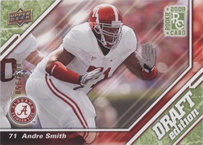 2009 Upper Deck Draft Edition - Andre Smith #48 Green /350 (RC) for ...