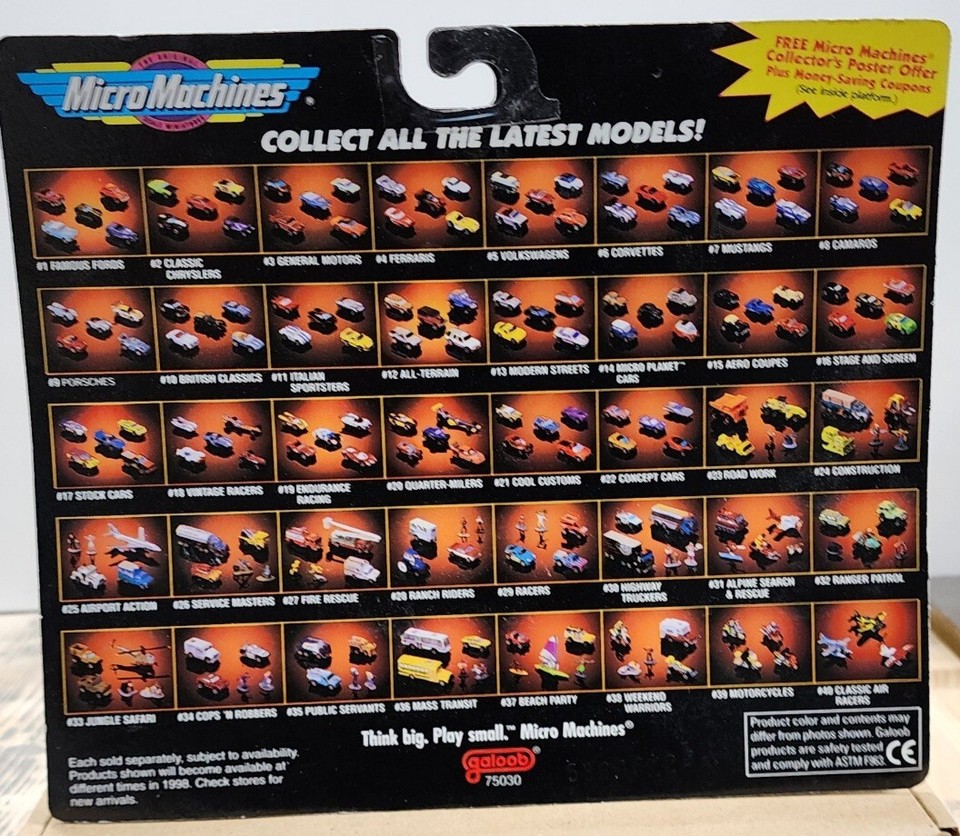 MICRO MACHINES #5 VOLKSWAGEN Concept 1,Beetles, Cabriolet, Microbus ...
