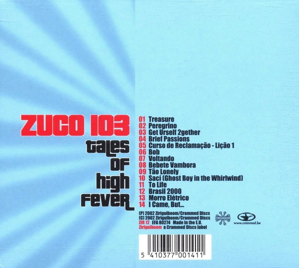Zuco 103 Tales of High Fever (CD) Album (UK IMPORT) | eBay