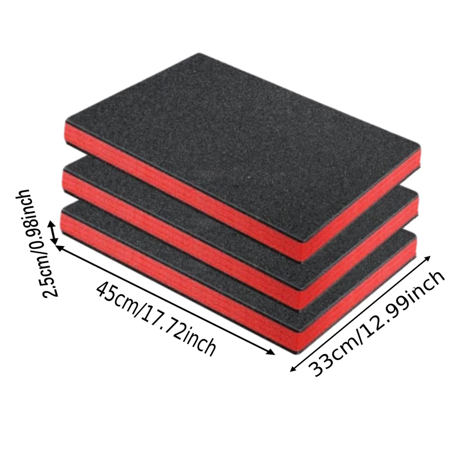 5/4/3Pcs Tool Box Foam Inserts Packing Foam Pads Camera Case Cushioning ...