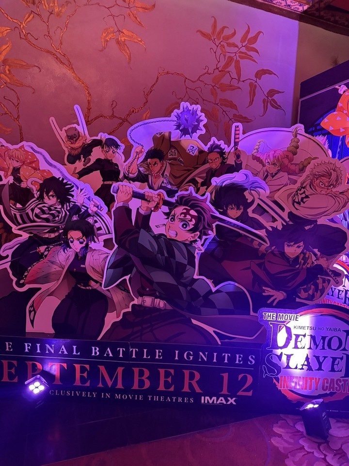 Demon Slayer Infinity Castle 2025 Movie LA Premiere Promo Popcorn ...