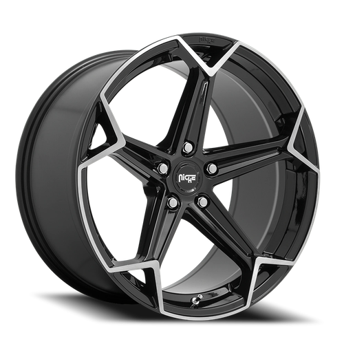 Niche 1PC M259 Gloss Black Brushed - 20X9 - 5X120 Bolt Pattern , 35 ...