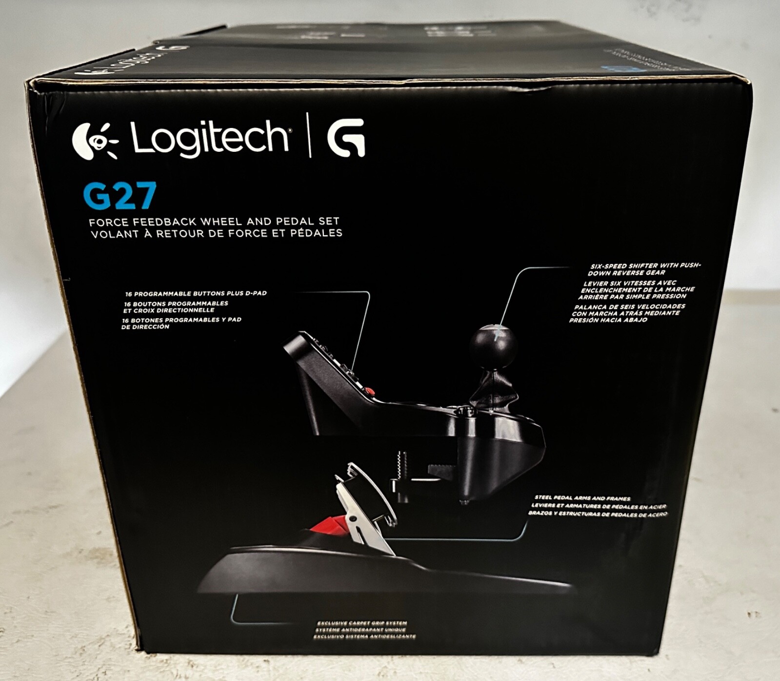 Logitech G27 Racing Wheel - Black for sale online | eBay