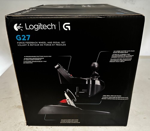Logitech G27 Racing Wheel - Black for sale online | eBay