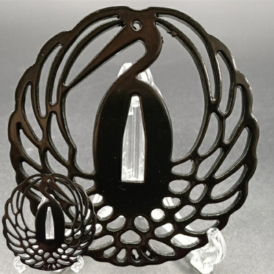 Tsuba - Katana Crane