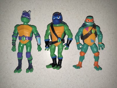 3 -Rise of the Teenage Mutant Ninja Turtles Figures 2018 Viacom | eBay