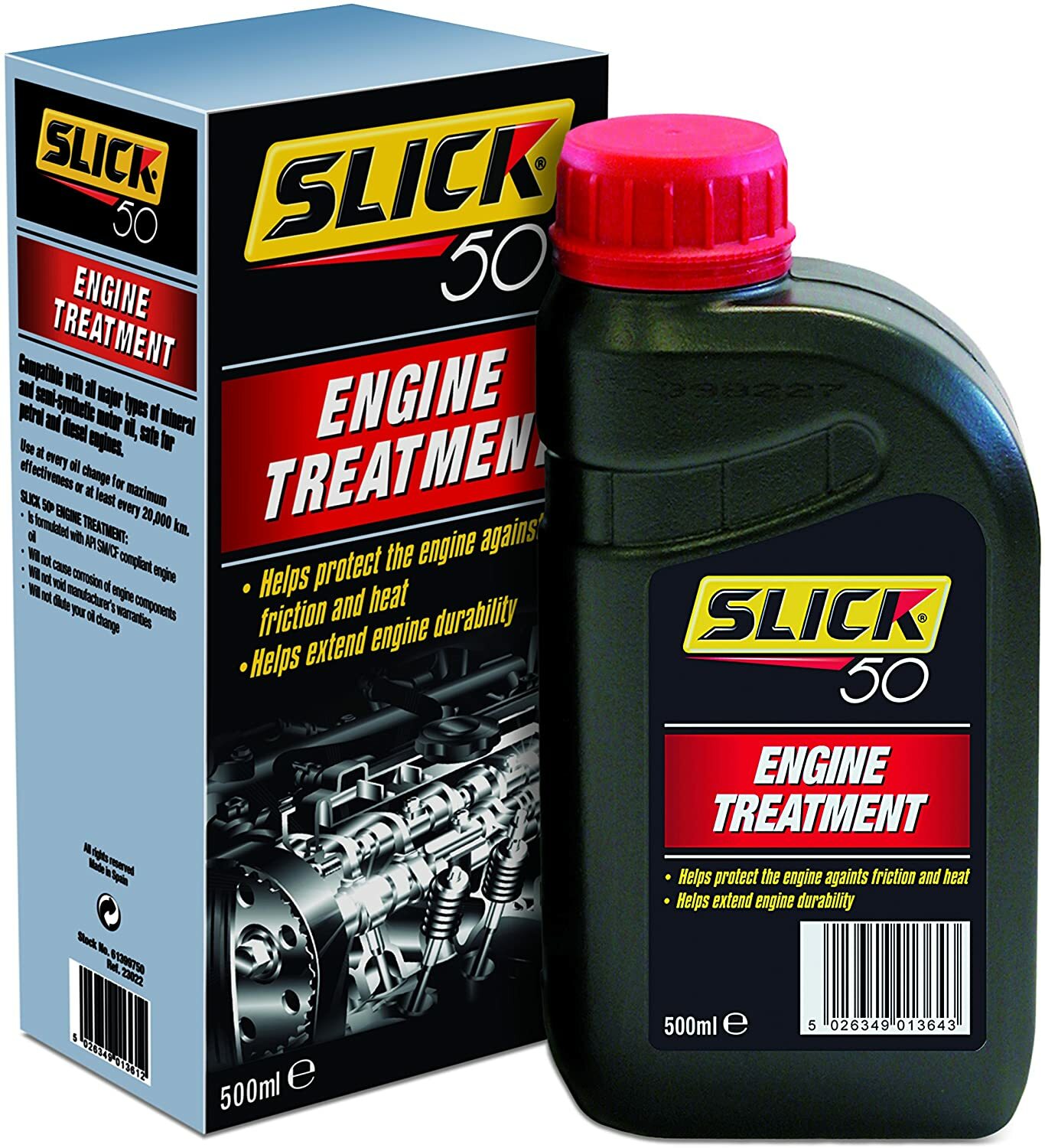 Slick 50 Engine Treatment Oil Additive Protection Prevention 500Ml ...