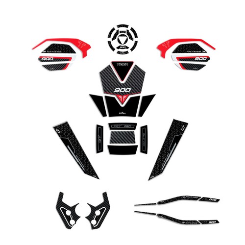 Kit 3d Motorcycle Stickers Full Graphics Triumph Tiger 900 GT Pro 2024 ...