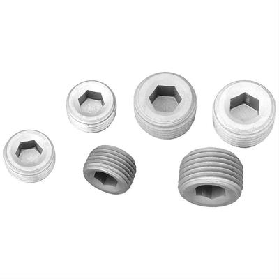 Engine Block Intake Manifold Aluminum Plug Kit 1/2" NPT 3/8" NPT ...