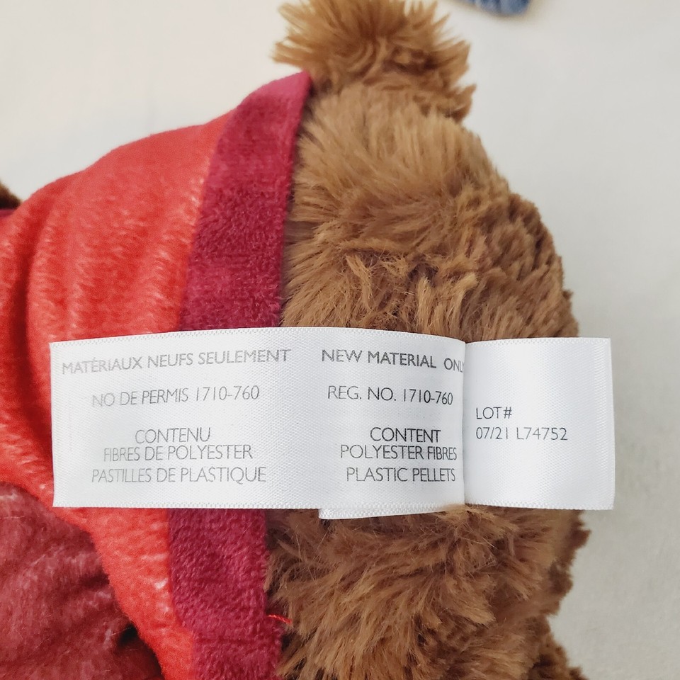 Animal Adventure Teddy Bear Plush Toddlers Stuffed Animal Brown/Red ...