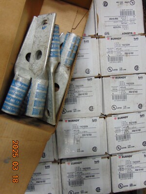 *LOT OF 6* BURNDY YAZ322N HYLUG WIRE CONNECTOR 400 KCMIL KCM BOX FREE ...
