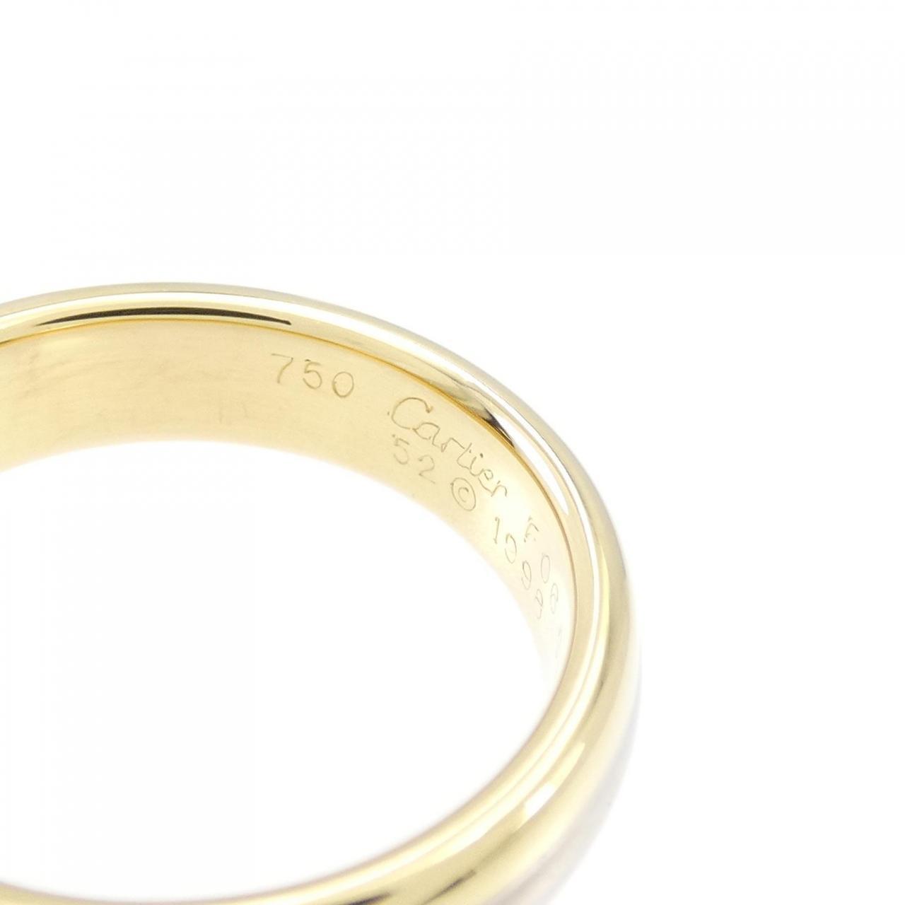 Authentic Cartier Three Color Wedding Ring #260-006-… - Gem