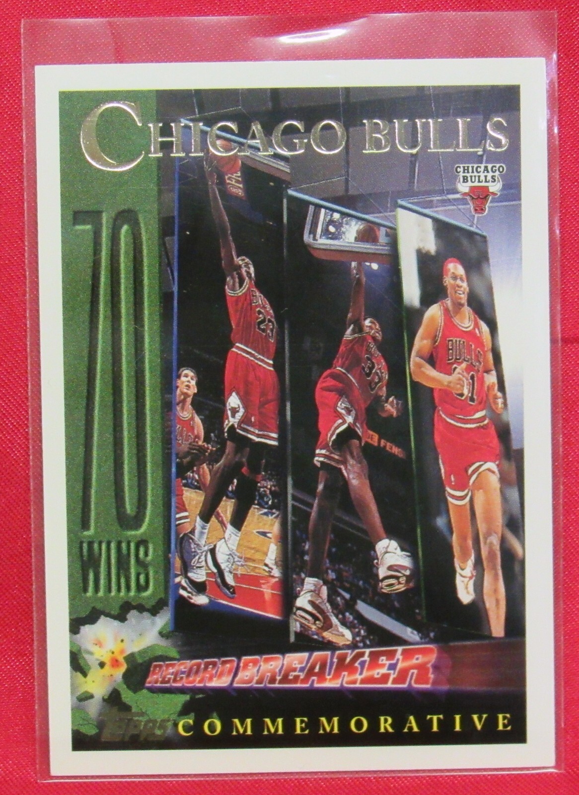 1996-97 Topps Chicago Bulls - Record Breakers Commemorative - 72 ...